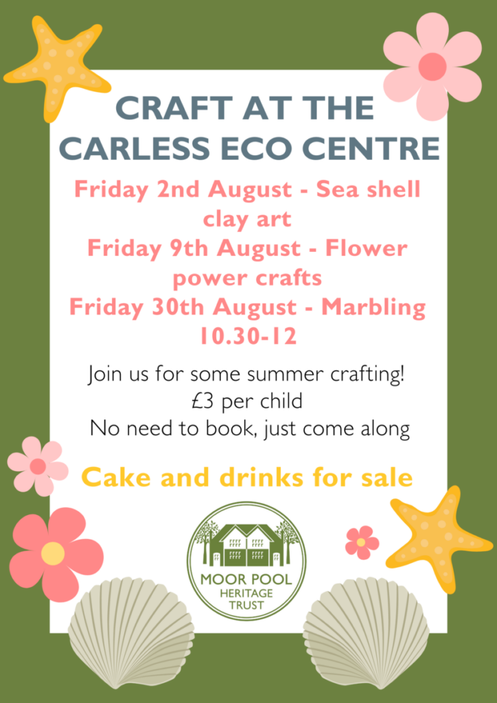 Summer holidays at Moor Pool – Moor Pool Heritage Trust